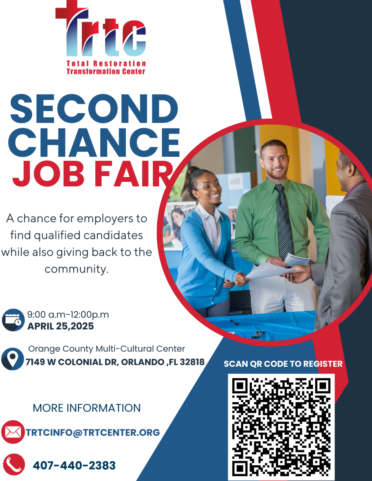 TRTC 2025 Second Chance Job Fair | Orlando, FL - Statewide Workforce Development
